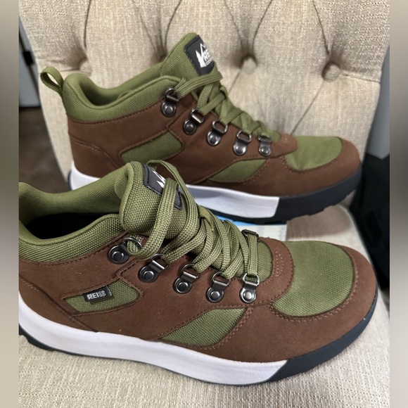 REI | Shoes | Rei Green And Brown Trail Sneakers New Womens Size | Poshmark